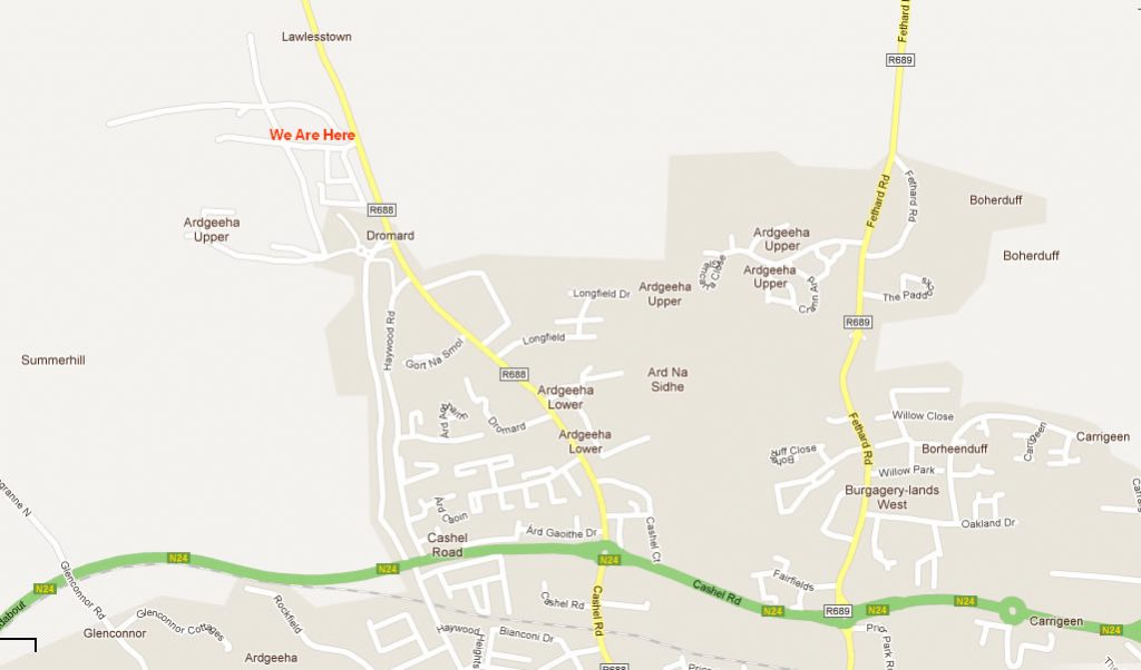 We are located in Unit 2F Ard Gaoithe Business Park on the Cashel Road ...